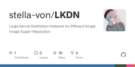 Github Stella Vonlkdn Large Kernel Distillation Network For Efficient Single Image Super