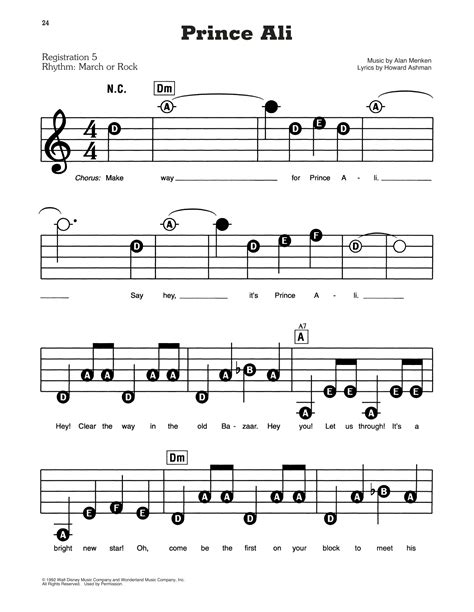 Tunescribers Finale From Disney S Aladdin Sheet Music