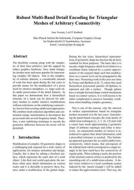 Paper Computer Graphics And Multimedia