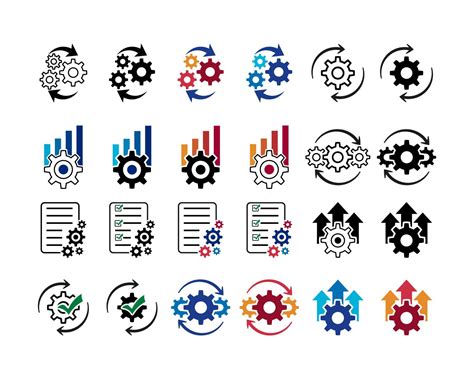 Set Of Operations Icon Vector Illustration 15021675 Vector Art At Vecteezy