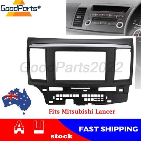 Car Stereo Radio Double 2 Din Fascia Facia Dash Kit New For Mitsubishi