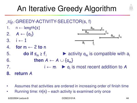 ppt cosc 3101a design and analysis of algorithms 8 powerpoint presentation id 6117372