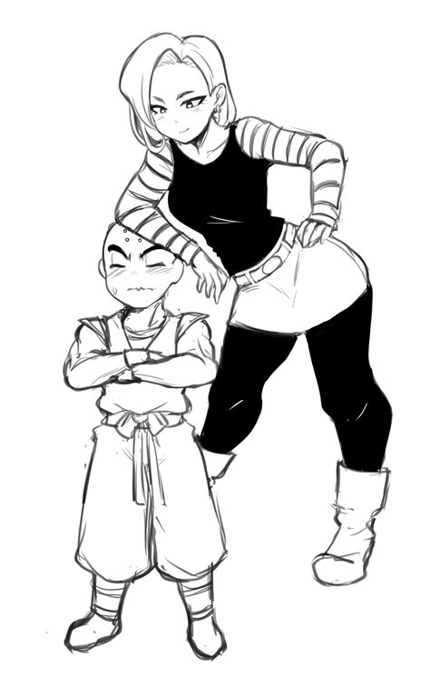 Android 17 And 18 Coloring Pages