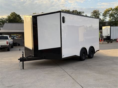 8x16 Cargo Trailer For Sale New Black Label 85x16 Finished Interior