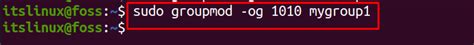 How To Modify Groups With The Groupmod Command In Linux Its Linux Foss