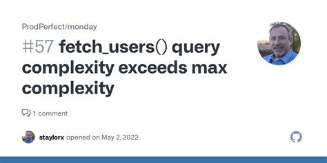 Fetchusers Query Complexity Exceeds Max Complexity · Issue 57