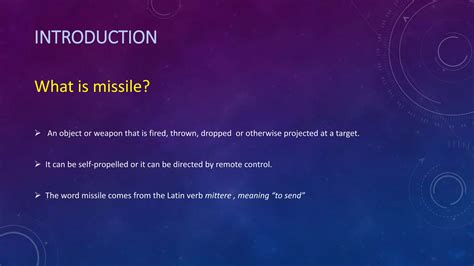 Missile Pptx Arms And Ammunition Sensitive Topics