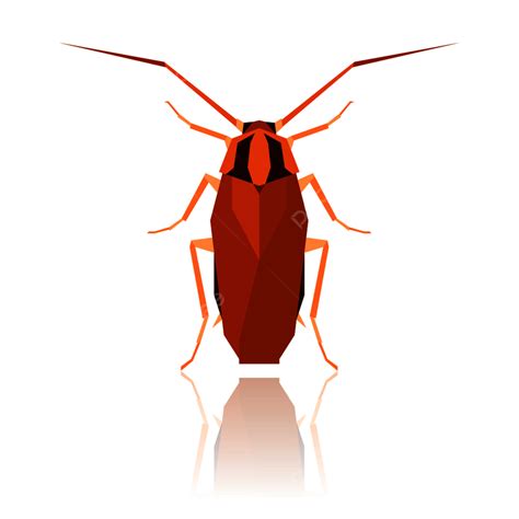 Cockroach Vector Png Images Vector Image Of The Flat Geometric