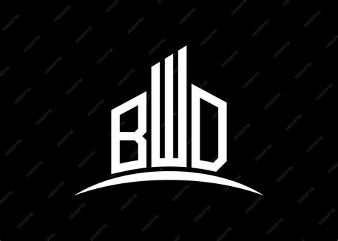 Premium Vector Letter Bwd Building Vector Monogram Logo Design