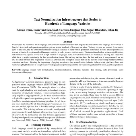 Text Normalization Infrastructure That Scales To Hundreds Of Language Varieties Acl Anthology