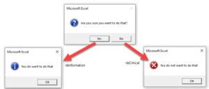 VBA Dialog Box Automate Excel