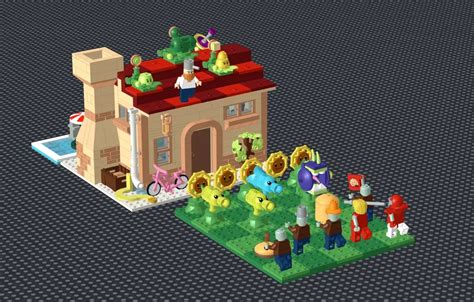 Lego Plants Vs Zombies