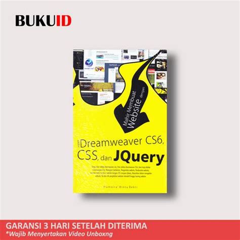 Jual Mahir Membuat Website Dengan Adobe Dreamweaver Cs6 Css Dan