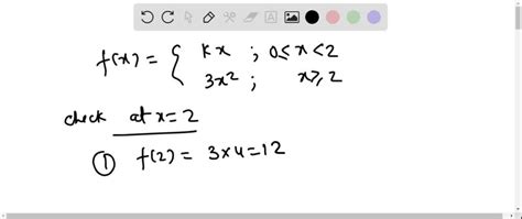 Solvedfind K So That The Function Is Continuous On Any Interval Fx K X 0 ≤ X
