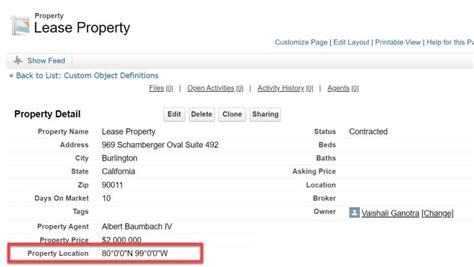 Latitude And Longitude Display Notation For Geolocation Field Salesforce