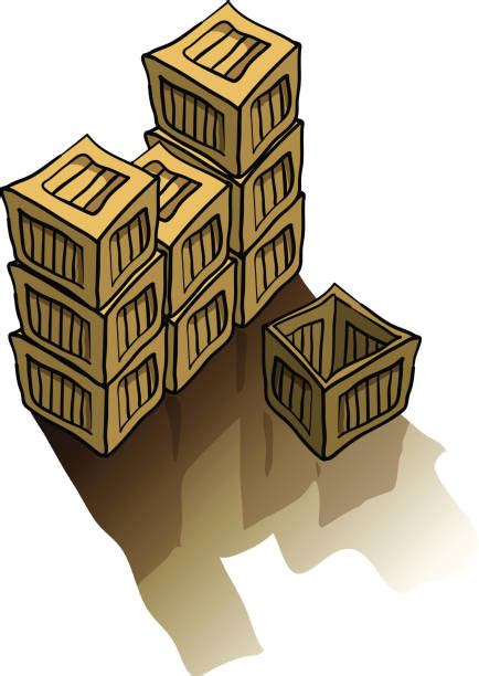 6 100 Stacked Crates Stock Illustrations Royalty Free Vector Graphics