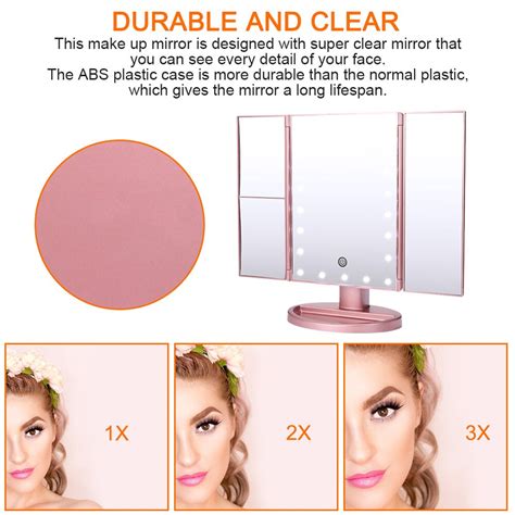 Makeup Mirror Beauty Mirror Tabletop Mirror Usb Th Vicedeal