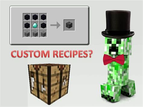 Minecraft Custom Crafting Recipes Roleplay And Tutorial Youtube
