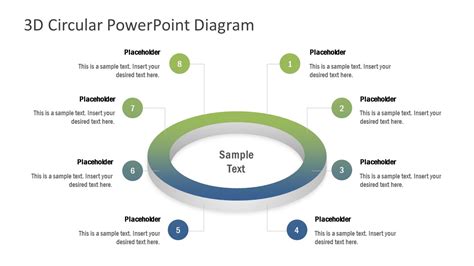D PowerPoint Circular Diagram SlideModel
