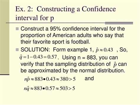 Ppt 63 Confidence Intervals For Population Proportions Powerpoint Presentation Id6794340