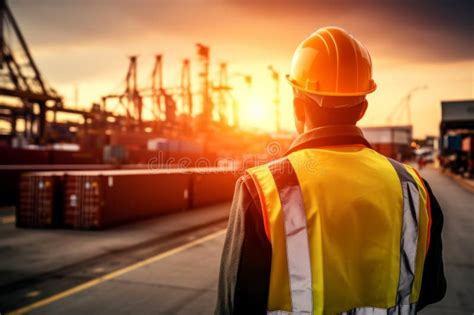 Generative Ai Engineer And Foreman Worker Team With Blueprints Checking Project At The Precast