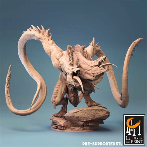 Demogorgon Miniature Model Large Monster Mini For Rpg Fantasy Tabletop