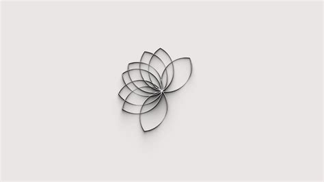 Loader Loop Animation Of The Flower Preloader Animation Black And White Motion Design Motion