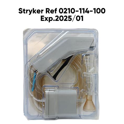 New Stryker Ref 0210 114 100 Interpulse Handpiece Set With Coaxial High Flow Tip And Suction