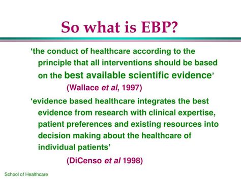 PPT Research For Practice The Origins And Importance Of Evidence Based Practice EBP