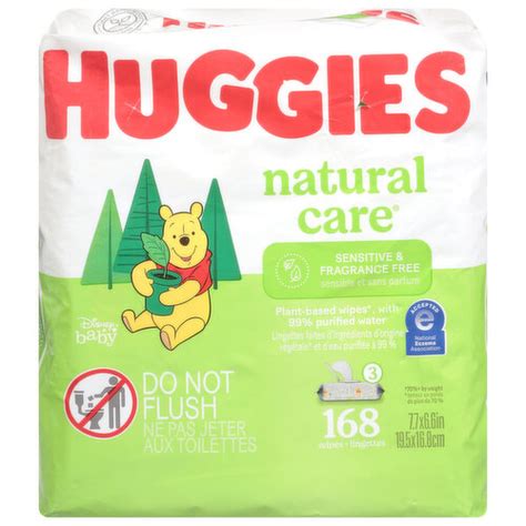 Huggies Wipes With 99 Purified Water Plant Based Sensitive
