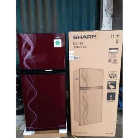 Promo Kulkas Sharp Sj 197nd Vp Vb 2 Pintu Lemari Es Sj 197 Nd 172 L