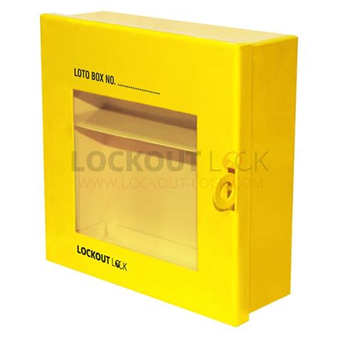 Lockout Lock Lt Glmb 1 Group Lock Mini Box 1 Yellow 625 X 625 X 210 Inches