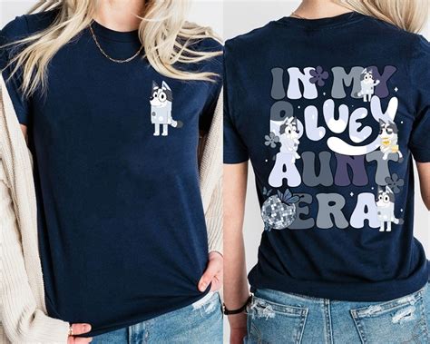 In My Bluey Aunt Era Shirt Bluey Aunt Trixie Heeler Shirt Inspire