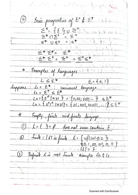 SOLUTION Notes On Theory Of Computation Introduction Concept With Examples Studypool