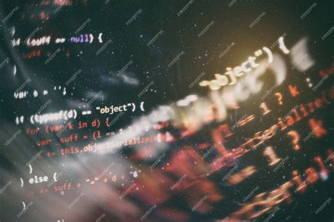 Premium Photo Css Javascript And Html Usage Monitor Closeup Of Function Source Code