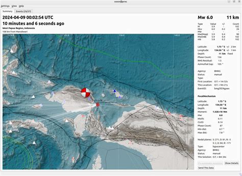 Gempa M61 Guncang Ransiki Papua Barat Akibat Aktivitas Sesar Sorong