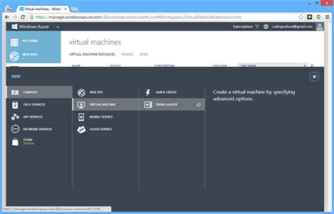 stupid azure trick 3 create a dev virtual machine in windows azure coding out loud