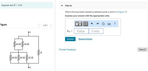 Solved Suppose that R 14 Ω Part A What is the equivalent Chegg com
