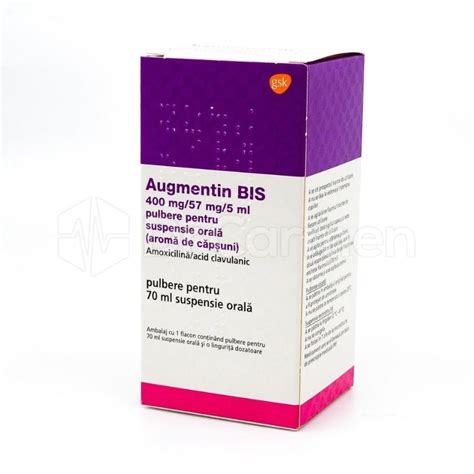 Augmentin Bis 400 Mg57 Mg5 Ml Pulb Pt Susp Orala