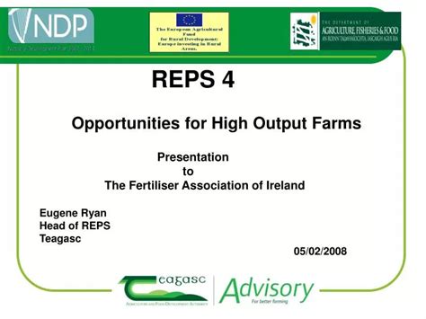 Ppt Reps 4 Opportunities For High Output Farms Presentation Powerpoint Presentation Id6799012