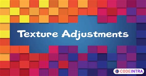 Texture Adjustments Utilities Tools Unity Assets Codeintra