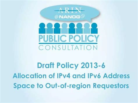 PPT Draft Policy 2013 6 Allocation Of IPv4 And IPv6 Address Space To Out Of Region Requestors