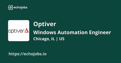 optiver is hiring windows automation engineer python powershell chicago il us [python