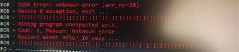 NB Miner What Is This Error Err Code 30 Issue 310 NebuTech NBMiner GitHub