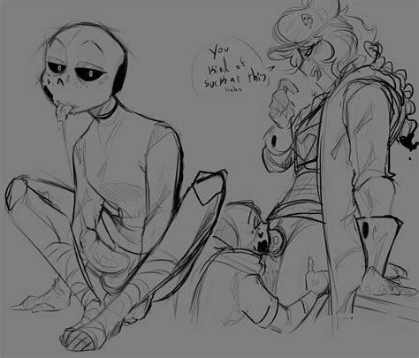 Rule 34 2boys 2d Dialogue English Text Gay Ghostskeleto Ink Sans Fan