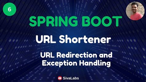 Spring Boot Build Url Shortener Application Part 6 Url Redirection And Exception Handling