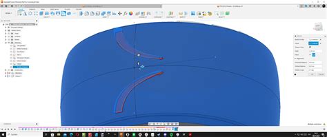 Sketch Loses Its Form When Embossed To Round Object Autodesk Community