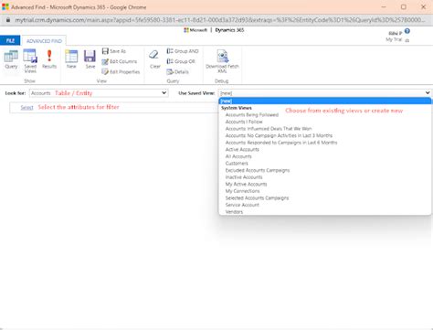 Advance Find In D CRM