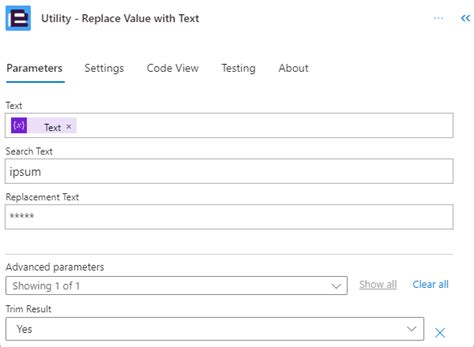 Utility Replace Value With Text Encodian Customer Help