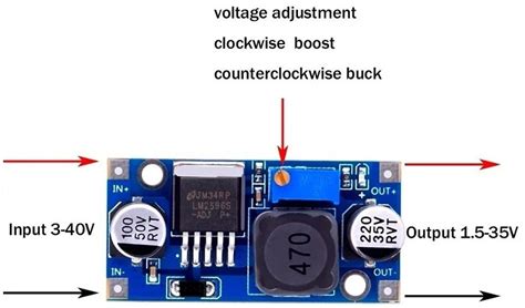 lm2596 buck converter step down lk tronics